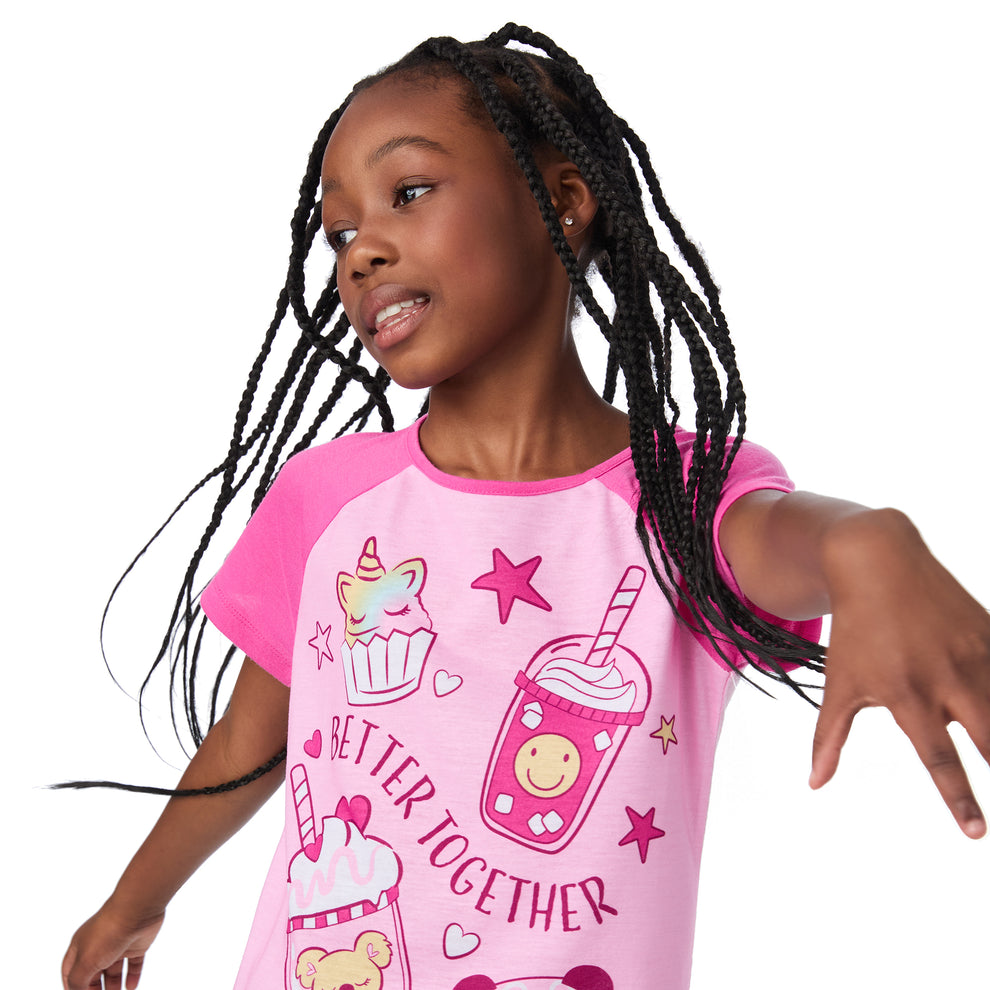 2 Pack Short Sleeve Nightgowns – Saint Eve Kids